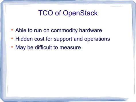 What A Beginner Should Know About Openstack Ppt