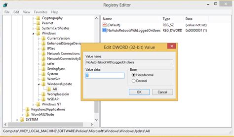 How To Prevent Windows 8 From Automatically Rebooting For Update Installations
