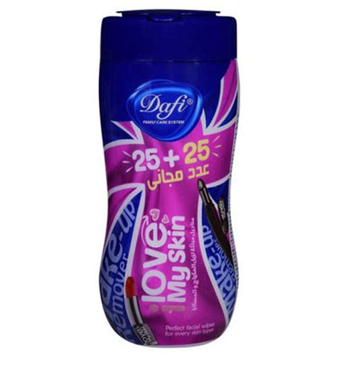 دستمال مرطوب پاک کننده آرایش 50 برگی دافی