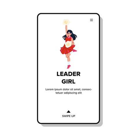 Premium Vector Leader Girl Vector