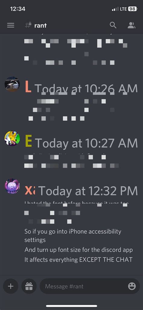 Ios 1550 If You Turn Up The Text Size In Ios Settings Accessibility