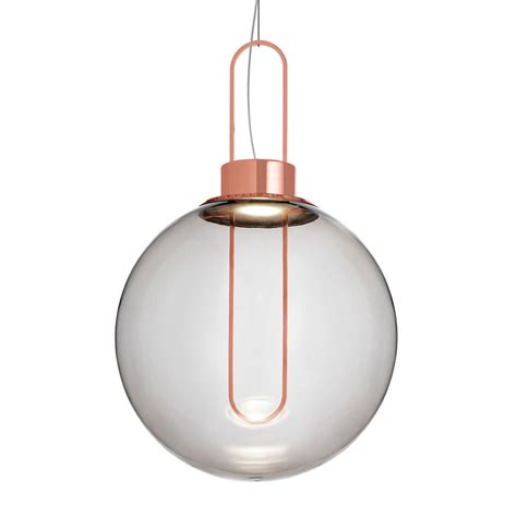 Modo Luce Orb Led Pendant Light Smoke Grey Pmma Lightsie