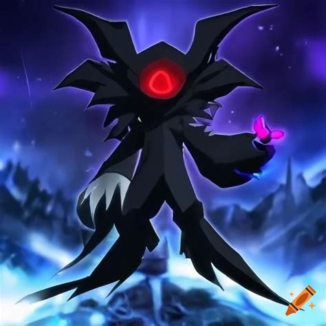 Small White Digimon In Black Cloak With Red Eyes On Craiyon