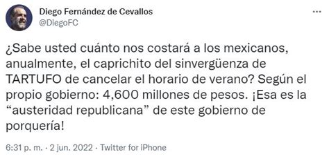 “nos Costará 4 Mil 600 Mdp Anuales” Fernández De Cevallos Arremetió