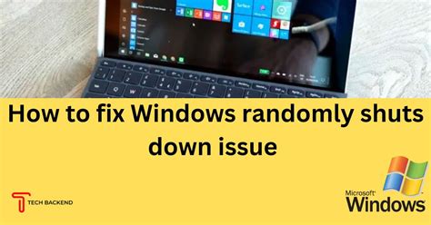 How To Fix Windows Randomly Shuts Down Issue November 9 2023 Tech