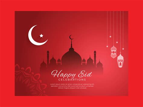 Eid Mubarak Islamic Design Eid Mubarak Festival Ramadan Mubarak