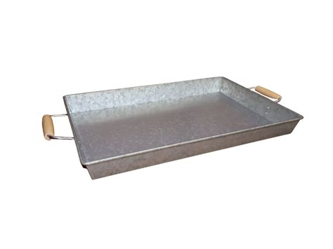 Rustic Metal Tray Lubbock Event Rentals