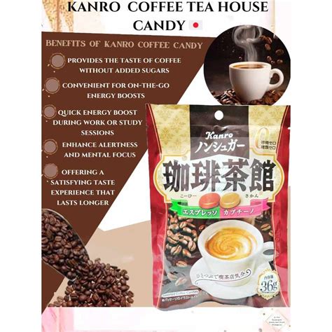 Kanro Japan Sugar Free Coffee Candy Espresso Cappuccino Flavor Shopee