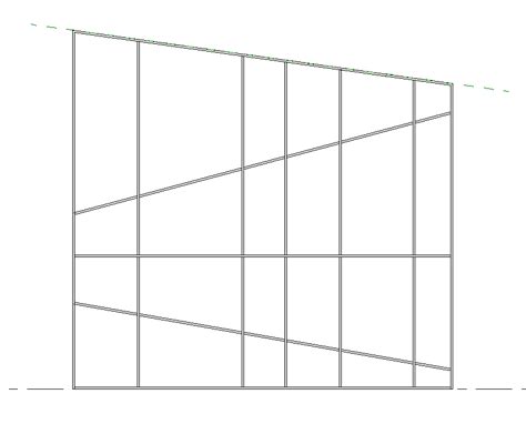 Angled Curtain Wall Grid Revit