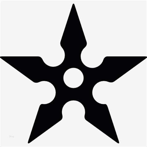 Ninja Stern Vorlage Süß Shuriken Icons Vorlage Ideen