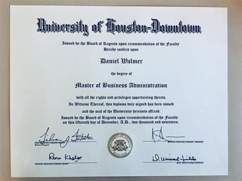 Dan Walmer Mba Mha Fache® Pmp® On Linkedin Finally Received My Mba