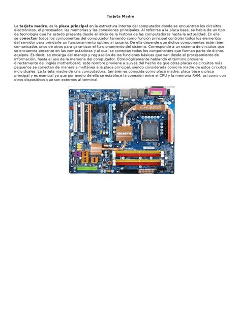 Partes De La Computadora Esquemas Y Mapas Conceptuales De Tecnología