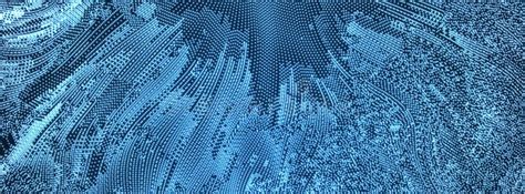 Abstract Science Or Technology Background Graphic Design Network Illustration With Particle