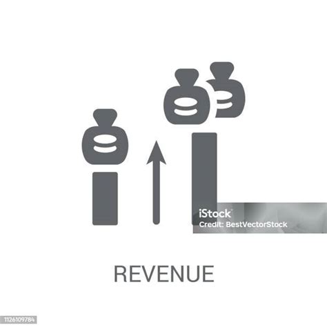 수익 아이콘입니다 비즈니스 및 분석 컬렉션에서 흰색 배경에 유행 수익 로고 개념 개발에 대한 스톡 벡터 아트 및 기타 이미지 개발 개선 공연 Istock