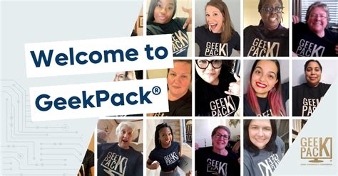 geekpack® community and confidence