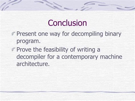 Ppt Decompilation Of Binary Programs Powerpoint Presentation Free Download Id5033439