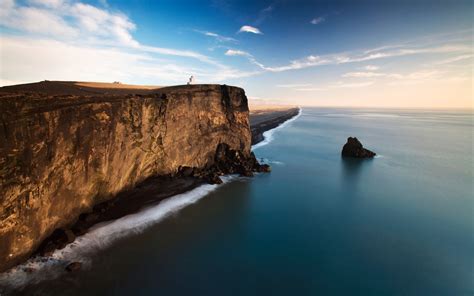 Wallpaper Landscape Sea Rock Shore Sky Calm Coast Cliff