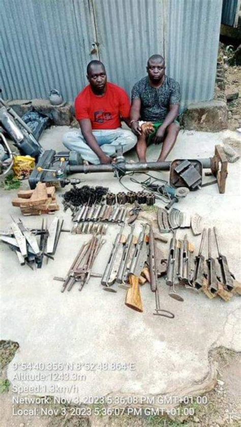 Photos Troops Bust Illegal Weapon Factory In Plateau Arrest Two The