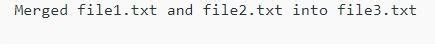 C Program To Merge Two Files Into Third File