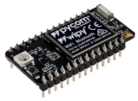 WiPy 3 0 Pycom Pycom WiPy 3 0 Geliştirme Board u 12 bit ADC GPIO SPI UART 172 0647 RS