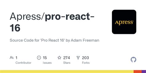 Github Apresspro React 16 Source Code For Pro React 16 By Adam