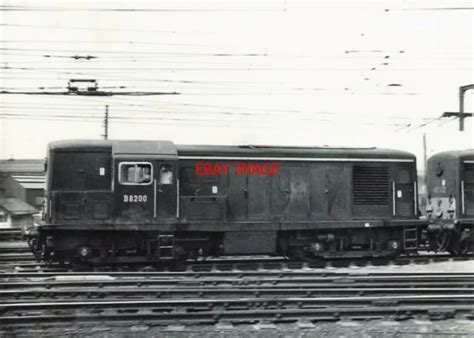 Photo Br Class 15 No D8200 Passing Stratford Mpd On A Double Headed