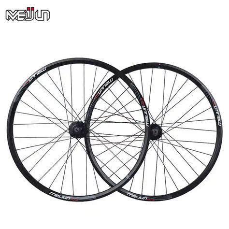 26 인치 32 홀 MTB 산악 자전거 도로 자전거 디스크 브레이크 휠 허브 림 나이프 서클 휠셋 부품 산악 자전거 바퀴 세트