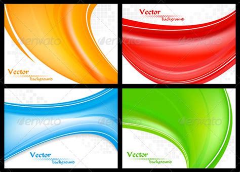 Abstract Colorful Waves