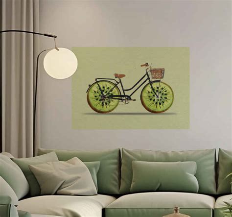Kiwi Cykel Billeder Til Stue Tenstickers