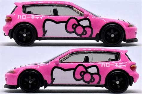 Hello Kitty X Honda Civic Egのレビュー！スポーツシビックがまさかのジャパン痛車仕様に！【キティちゃん】 Gjr00