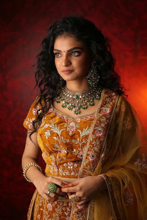 Beautiful Model Posing In Indian Traditional Embroidered Dress · Free