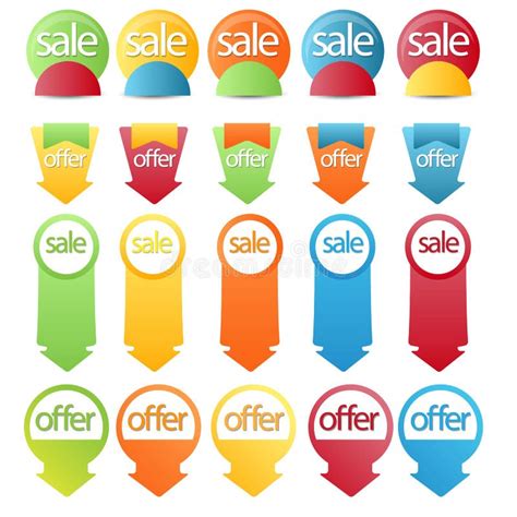 Web User Interface Elements Stock Vector Illustration Of Deals Navigation 50452012