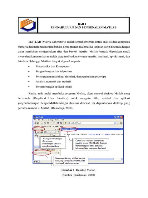 Pengenalan Matlab Pdf Metode And Bahan Ajar Komputer