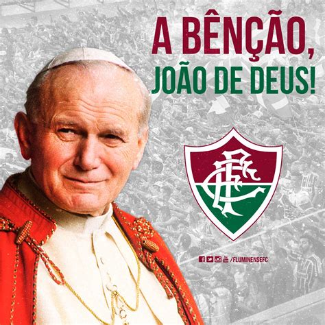 Há exatos 96 anos nasceu o Papa João Paulo II padroeiro do Fluminense