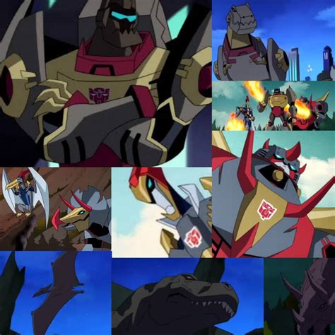Transformers Animated Dinobots By Dckakarott On Deviantart