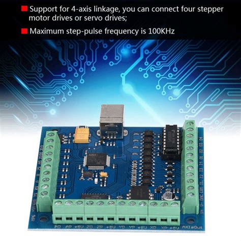 Getuscart Garosa Mach3 Motion Card Mach3 Usb 4 Axis 100khz Usb Cnc