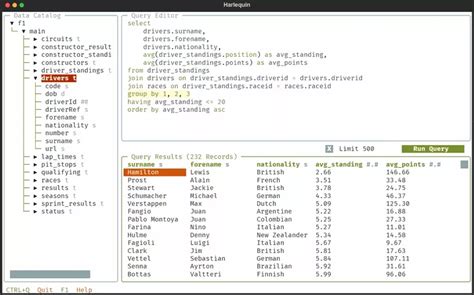 DuckDB cos è come funziona e come gestire i database con Harlequin