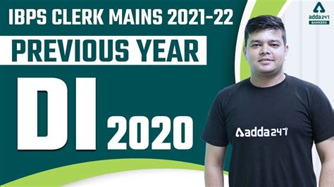IBPS CLERK MAINS 2021 22 Maths Previous Year DI 2020 YouTube