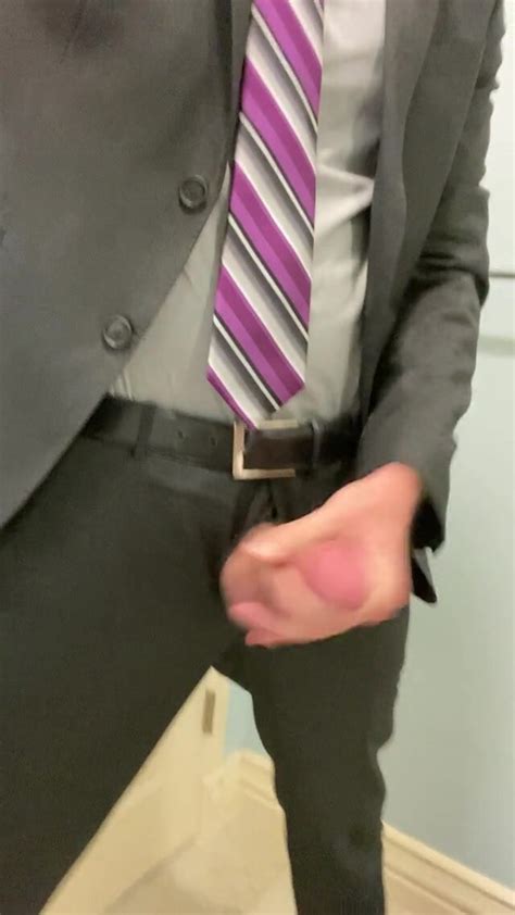 Suited Cum Shot