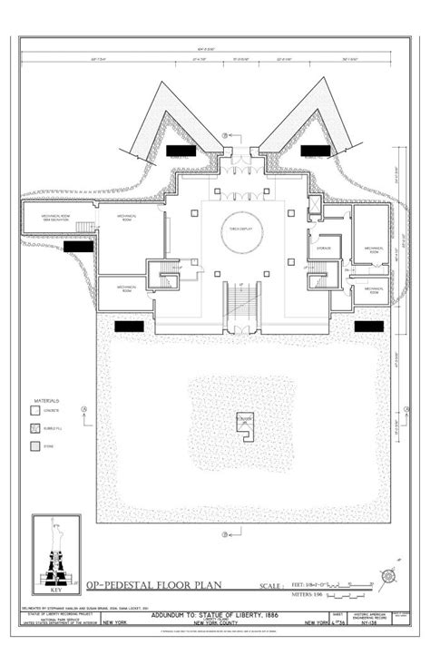 Floor Plan Of Statue Of Liberty Building Dc 9 Blueprint Statue Of