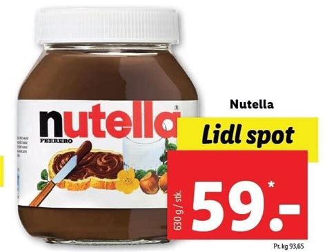 Nutella Tilbud Hos Lidl
