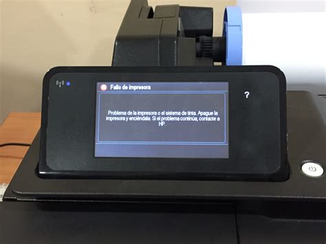 HP Designjet Fallo De Impresora O Sistema De Tinta Agtec
