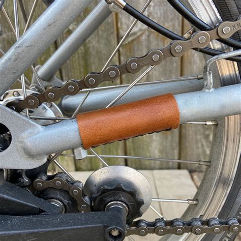 Brompton Frame Cover Leather Frame Protector For Brompton Bicycle Souma Leather