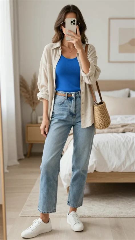 13 Bright Blue Tank Top Outfit Ideas That Turn Heads Style And Sparkle