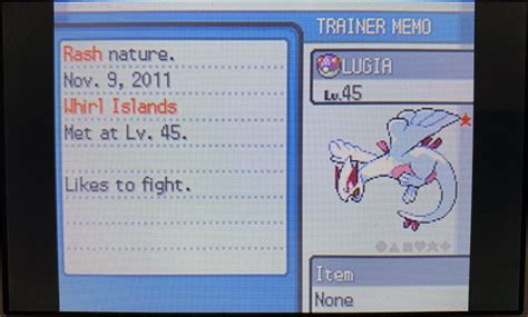 [4] Shiny Lugia In Soul Silver After 4 Days ~3 000 Soft Resets Decent