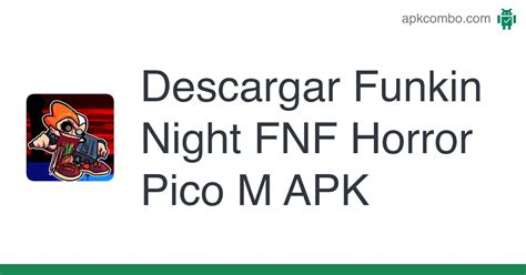 Funkin Night Fnf Horror Pico M Apk Android Game Descarga Gratis