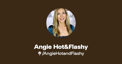 Angie Hot Flashy Instagram Facebook Linktree