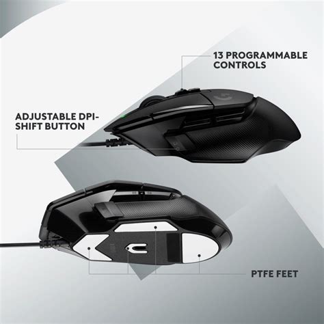 Logitech G 502 X Kablet Gamingmus Gaming Mus