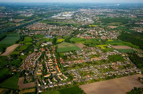 Luftbild Hamm Stadtrand und Außenbezirks Wohngebiete in Hamm im