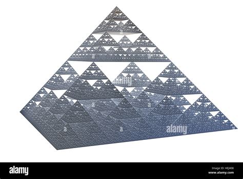 Sierpinski Tetrahedron Cut Out Stock Images Pictures Alamy